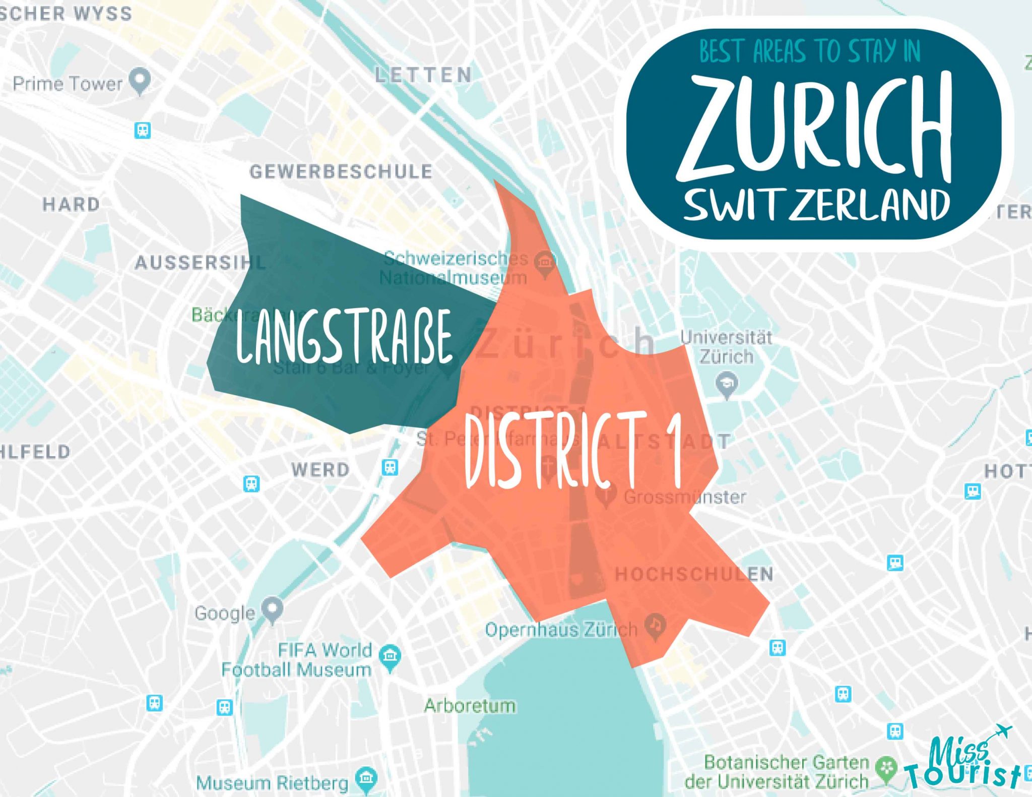 Best Places to Stay in Zurich → Top Accommodations + Areas