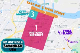 Top 4 Areas Where to Stay in Savannah, GA - HONEST GUIDE