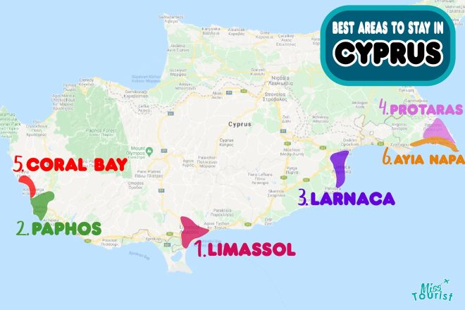 Top 6 INTERESTING Towns and Hotels - Where to stay in Cyprus