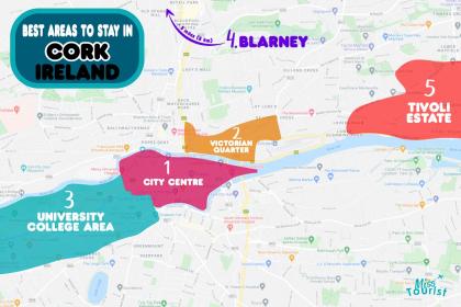 Where to Stay in Cork, Ireland • 5 PERFECT Areas (+a Map!)