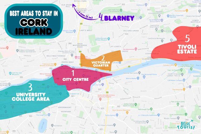 Where to Stay in Cork, Ireland • 5 PERFECT Areas (+a Map!)