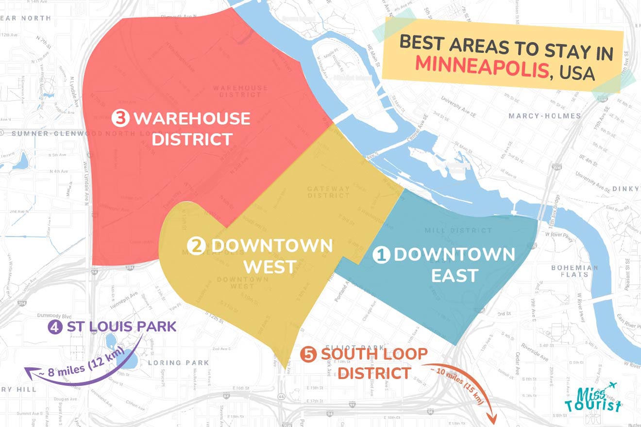 5 INCREDIBLE Neighborhoods Where to Stay in Minneapolis