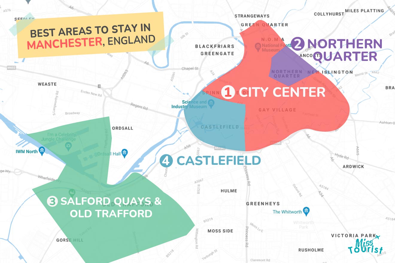 Where to Stay in Manchester, England → 4 Best Areas