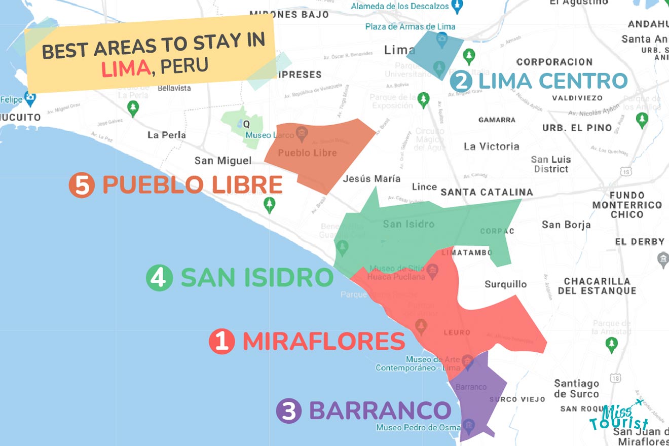 Where to Stay in Lima → 5 Best Areas