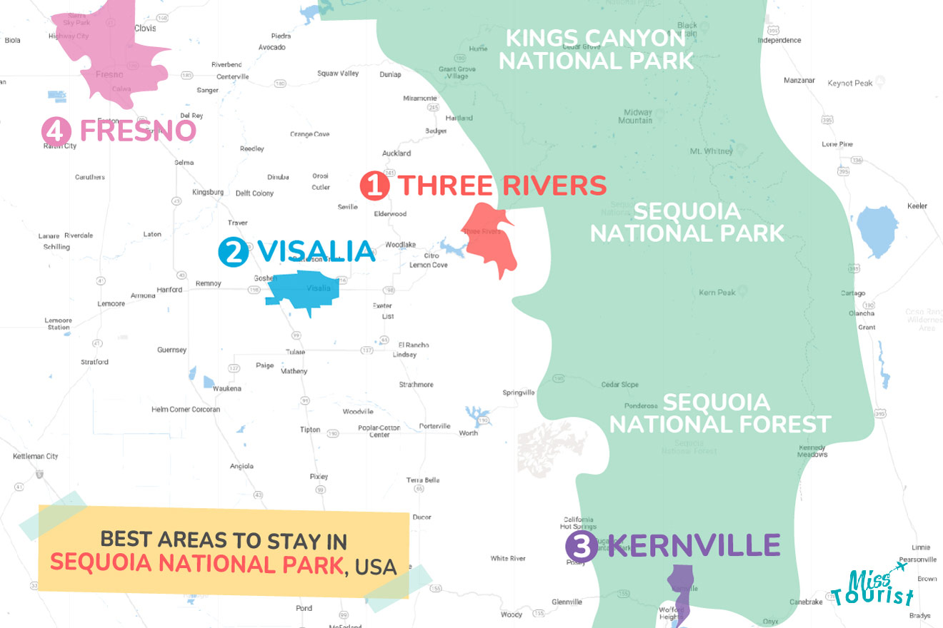 HONEST GUIDE → Where to Stay in Sequoia National Park