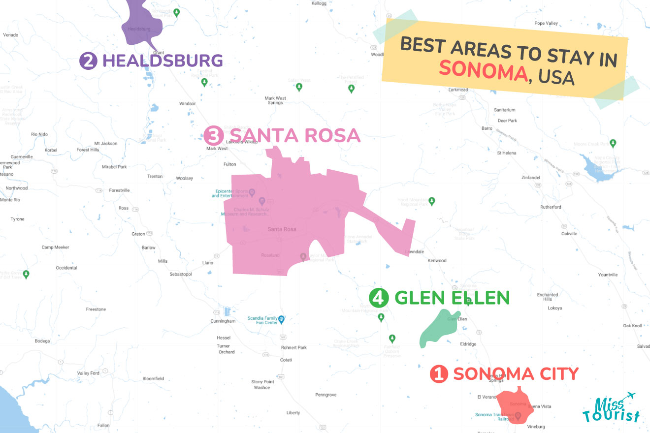 Where to Stay in Sonoma - 4 Fantastic Areas (with Hotels)