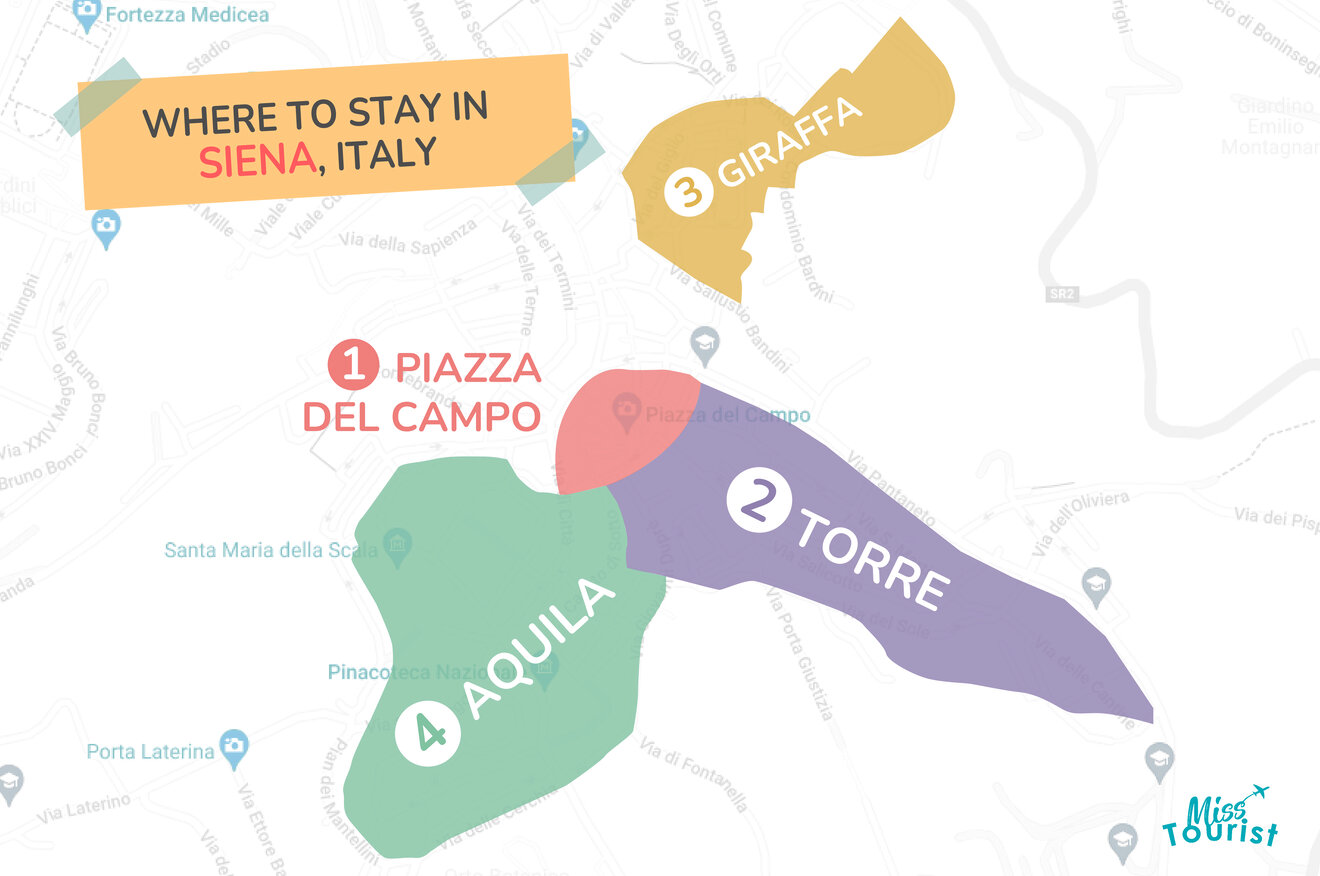 Where to Stay in Siena: 4 Historical Areas & Top Hotels