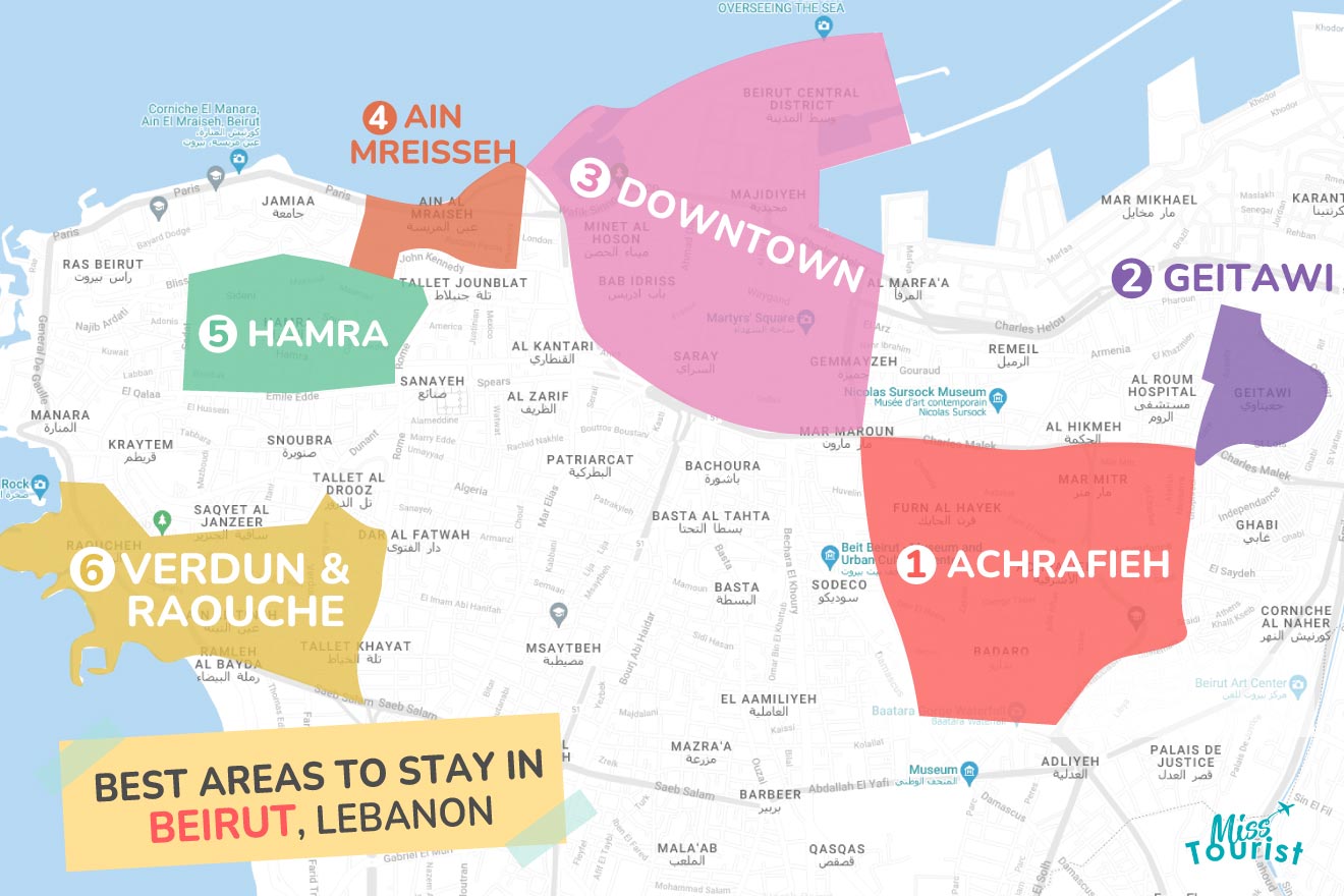 Where to Stay in Beirut | 6 Best Areas (Insider's Guide)