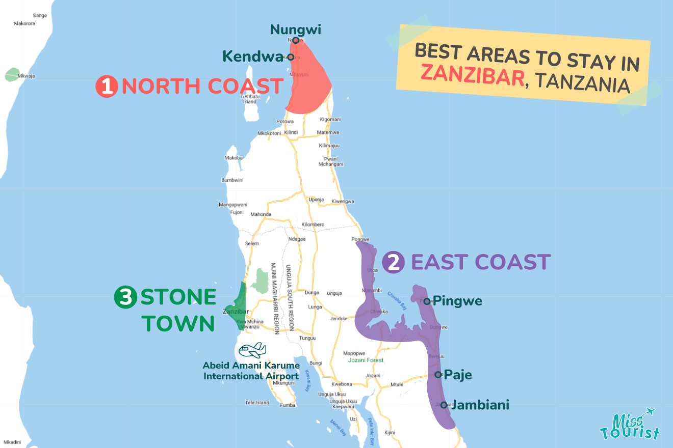 Where to Stay in Zanzibar in 2025 → TOP 3 Areas