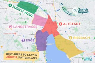 Where to Stay in Zurich - 5 AMAZING Areas (+map!)