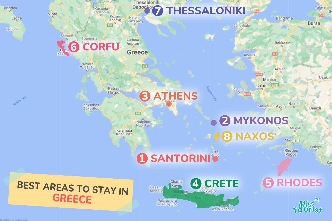 Where to Stay in Greece → 8 AMAZING Spots for Your Visit
