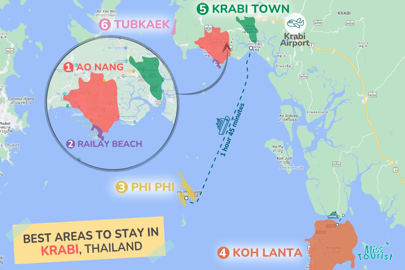 Where to Stay in Krabi ️ 4 Areas for Any Interest & Budget!