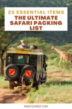 Ultimate Safari Packing List: 23 Essential Items (+ outfits)
